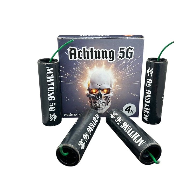 Petardy Hukowe ACHTUNG 5 GRAMÓW - 4 sztuki 20G NEC